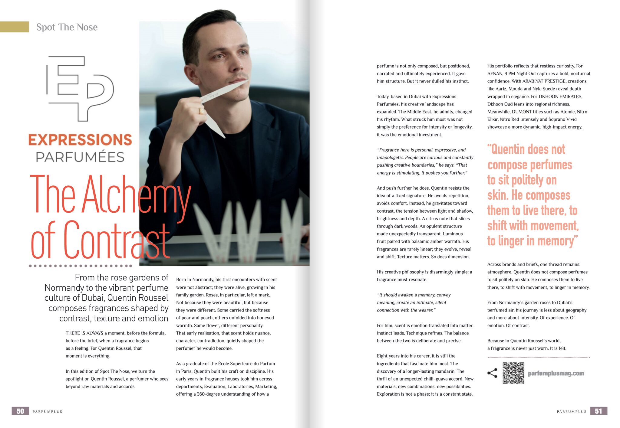 Spotlight on our Perfumer: Quentin Roussel - EP Parfums
